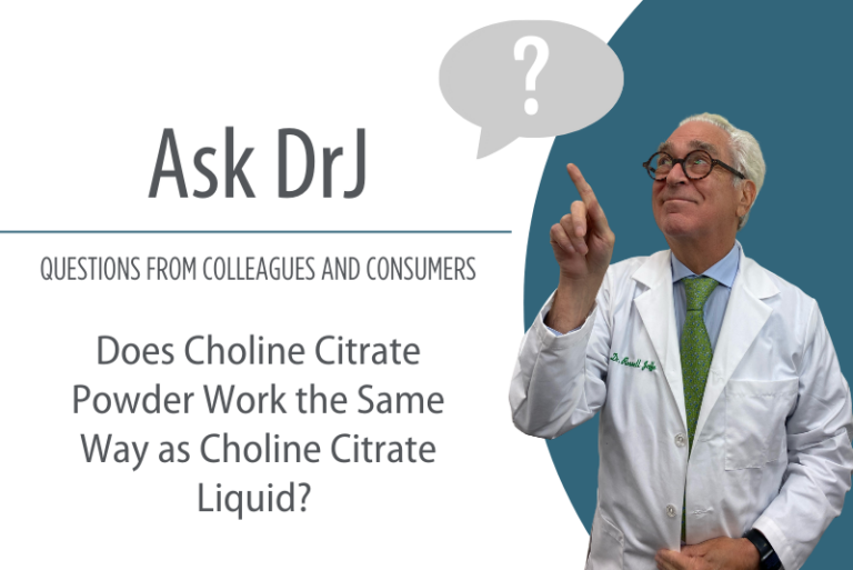 Does Choline Citrate Powder Work the Same Way as Choline Citrate Liquid ...